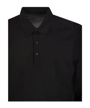Kiton Long-sleeved Wool Polo Shirt