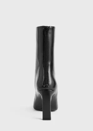 TOTEME Square-toe Side Zip Ankle Boots
