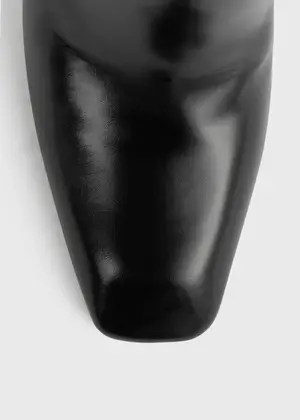 TOTEME Square-toe Side Zip Ankle Boots
