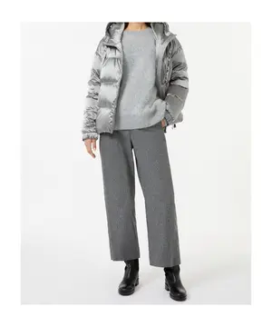 Max Mara Floria Drawstring Wide-leg Trousers - Medium Gray