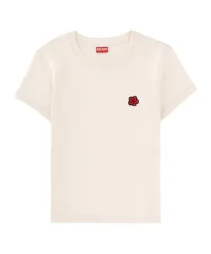 Kenzo Boke Flower Embroidered T-shirt - White