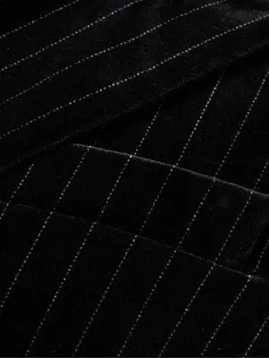 NILI LOTAN Double-breasted Striped Blazer