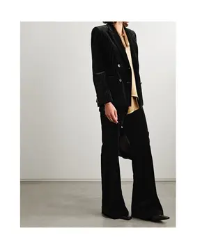 NILI LOTAN Double-breasted Striped Blazer