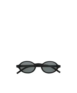 Saint Laurent Oval Frame Sunglasses - Black