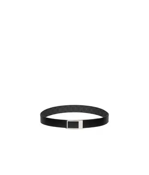 Gucci Reversible Belt With Rectangular Buckle - Black