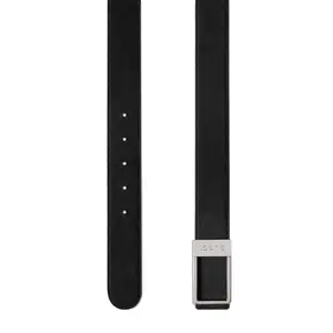 Gucci Reversible Belt With Rectangular Buckle - Black