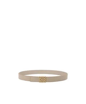 Loewe Reversible Anagram Belt - Clay/gold