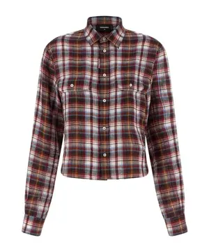 Dsquared2 Check Buttoned Shirt - Multicolor