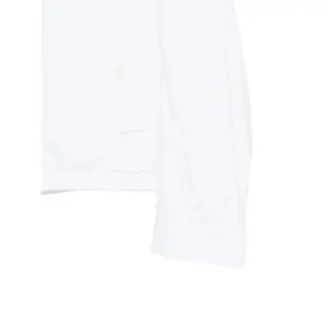 MAGLIANO Long-sleeved Zip Jacket With Logo Patch - White