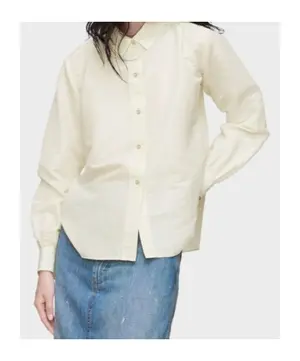 MAISON MARGIELA Tie-waist Silk Cotton Shirt