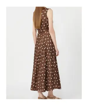 Max Mara Smmmattina Polka Dot Midi Dress