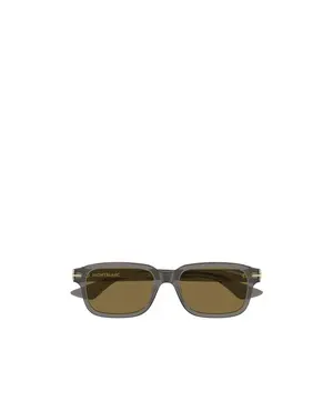 Montblanc Rectangular Frame Sunglasses - Grey