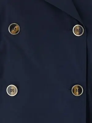 TWINSET Cropped Double-breasted Trench Coat
