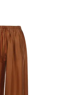 FORTE_FORTE Drawstring Wide-leg Pants