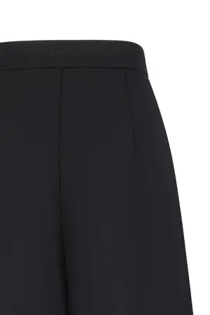 Max Mara Wide-leg Palazzo Pants With Letter Detailing - No