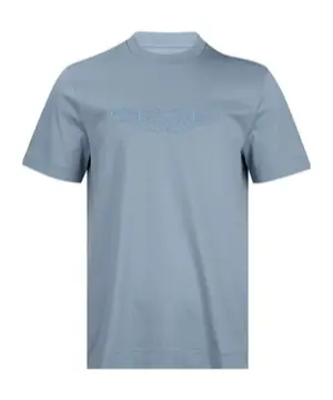 Hugo Boss Xaston Martin Embossed-embroidered Logo T-shirt - Blue