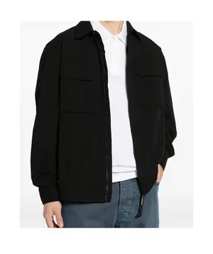 C.P. COMPANY Lens Button-up Overshirt - Black