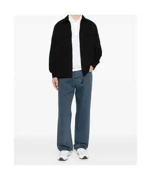C.P. COMPANY Lens Button-up Overshirt - Black