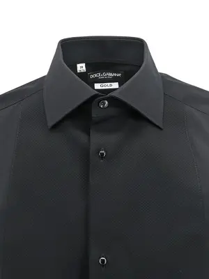 Dolce & Gabbana Dolce Gabbana Poplin Tuxedo Shirt