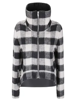 Rick Owens Exploder Checked Jacket - Black