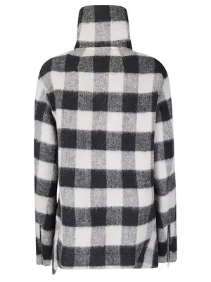 Rick Owens Exploder Checked Jacket - Black