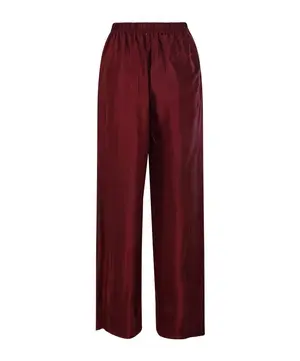 FORTE_FORTE Elastic Waist Wide-leg Pants