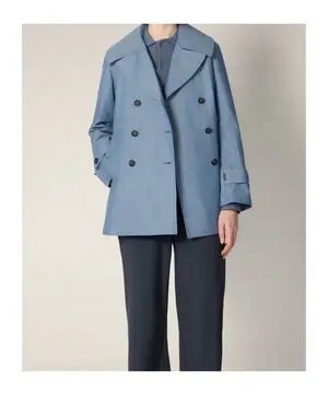 SAVE THE DUCK Double Breasted Casual Jacket - Blue