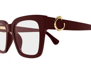 Cartier Square Frame Eyeglasses - Brown