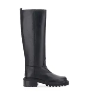 VIA ROMA 15 Round Toe Knee-high Boots