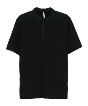 Veilance Frame Short-sleeve Polo Shirt - Black