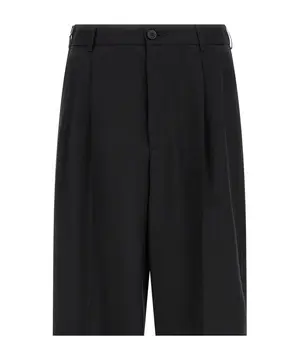 MAGLIANO Double Pleat Wide Leg Trousers