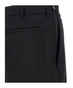 MAGLIANO Double Pleat Wide Leg Trousers