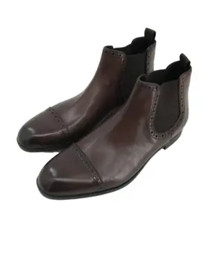 Emporio Armani Logo Detail Chelsea Boots