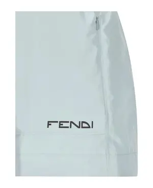 Fendi Logo Detail Elastic Waist Shorts