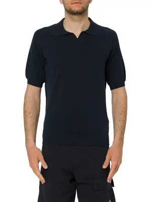 C.P. COMPANY Open Collar Polo Shirt
