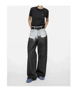 Acne Studios Almond-toe Loafers With Saddle Straps - Blue