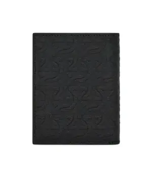 FERRAGAMO Gancini Wallet - Black