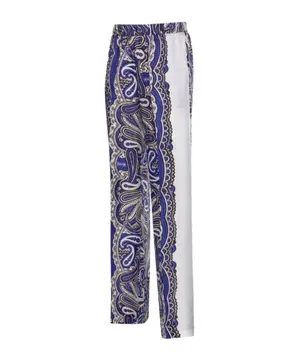 P.a.r.o.s.h Paisley Print Pants - Gray