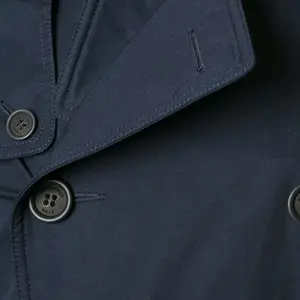 Burberry Double-row Buckle Belt Trench Coat - Black