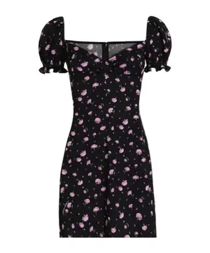 Dolce & Gabbana Floral Puff Sleeve Dress