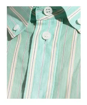 Balenciaga Striped Cocoon Fit Long-sleeved Shirt