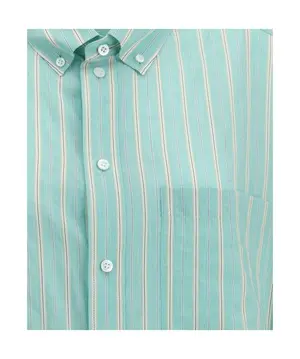 Balenciaga Striped Cocoon Fit Long-sleeved Shirt