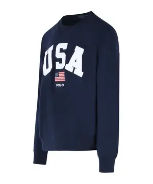 Polo Ralph Lauren Crewneck Sweatshirt With Usa Embroidery