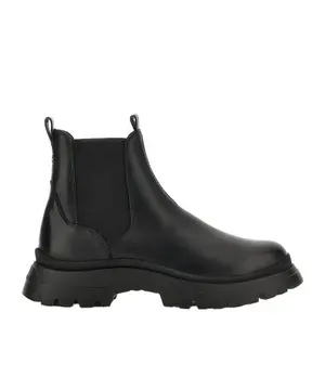 Hogan Leather Chelsea Ankle Boots