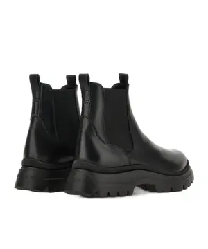 Hogan Leather Chelsea Ankle Boots