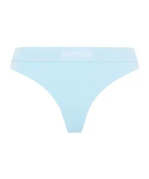 TOM FORD Logo Waistband Thong Briefs - Light Blue