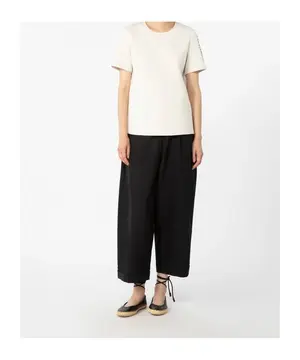 Max Mara Tailored Wide-leg Trousers With Belt Loops - Black