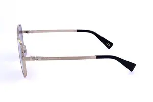 Marc Jacobs Aviator Full Rim Sunglasses - Black