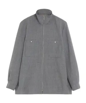 Valentino Garavani Zip-up High Neck Jacket