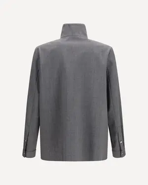 Valentino Garavani Zip-up High Neck Jacket - No